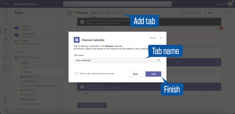 An introduction to channel calendars in Microsoft Teams