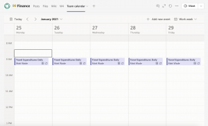 An introduction to channel calendars in Microsoft Teams
