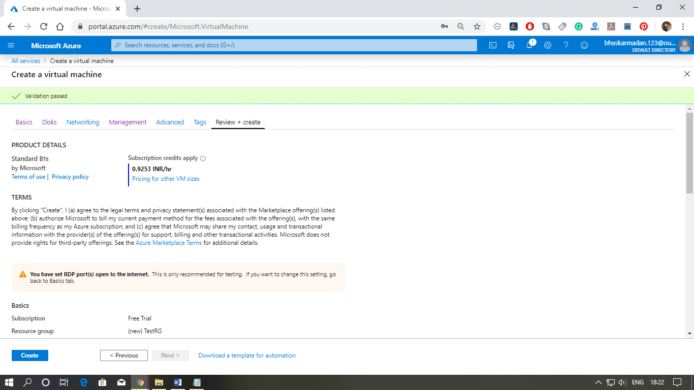 Deploy Azure Virtual Machines