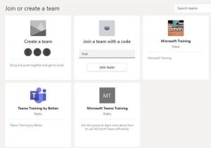 How to join a team in Microsoft Teams