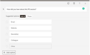 Create multiple-choice questions in Microsoft Form
