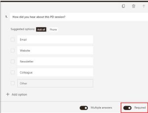 Create multiple-choice questions in Microsoft Form
