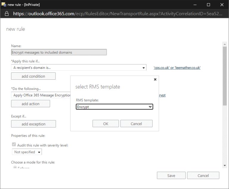Office 365 Email Message Encryption And Security