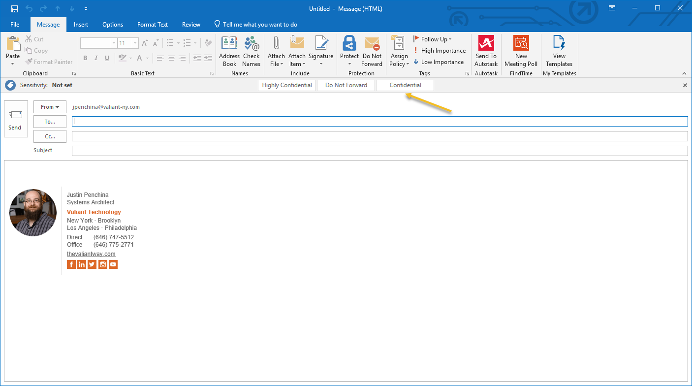 Cryptage des e-mails Office 365 avec Azure Information Protection Cryptage des e-mails Office 365 avec Azure Information Protection